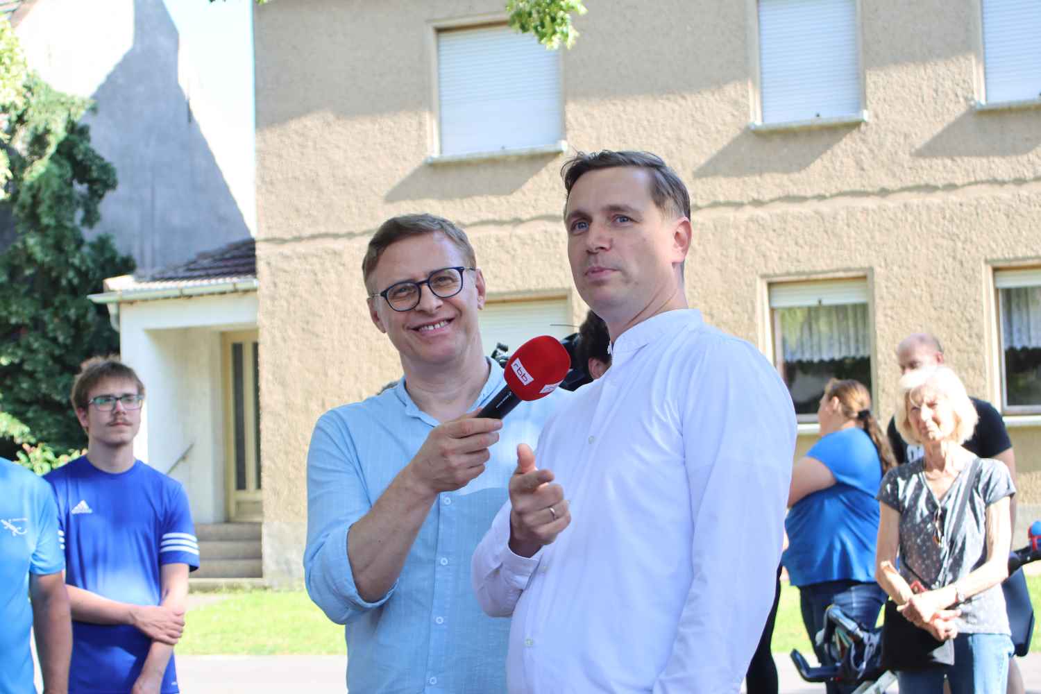 Michael Scheibe im Gesrpäch mit Marco Beckendorf (1) – Fläming 365